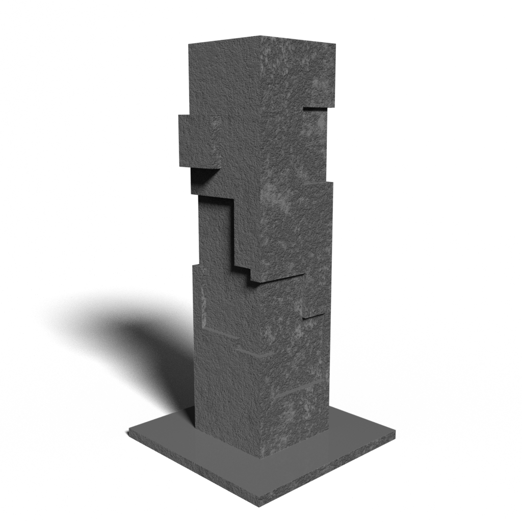 ConcreteSculpture | FREE Interior Sculptures models | BlenderKit