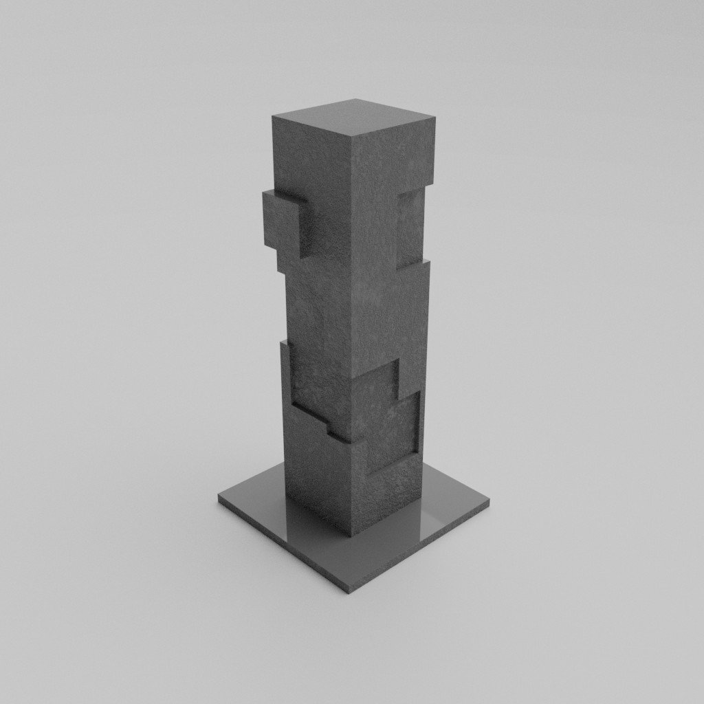 ConcreteSculpture | Interior Sculptures models | BlenderKit