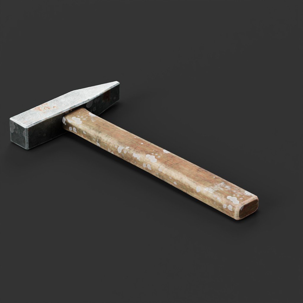 BlenderKit | Download the Hammer model