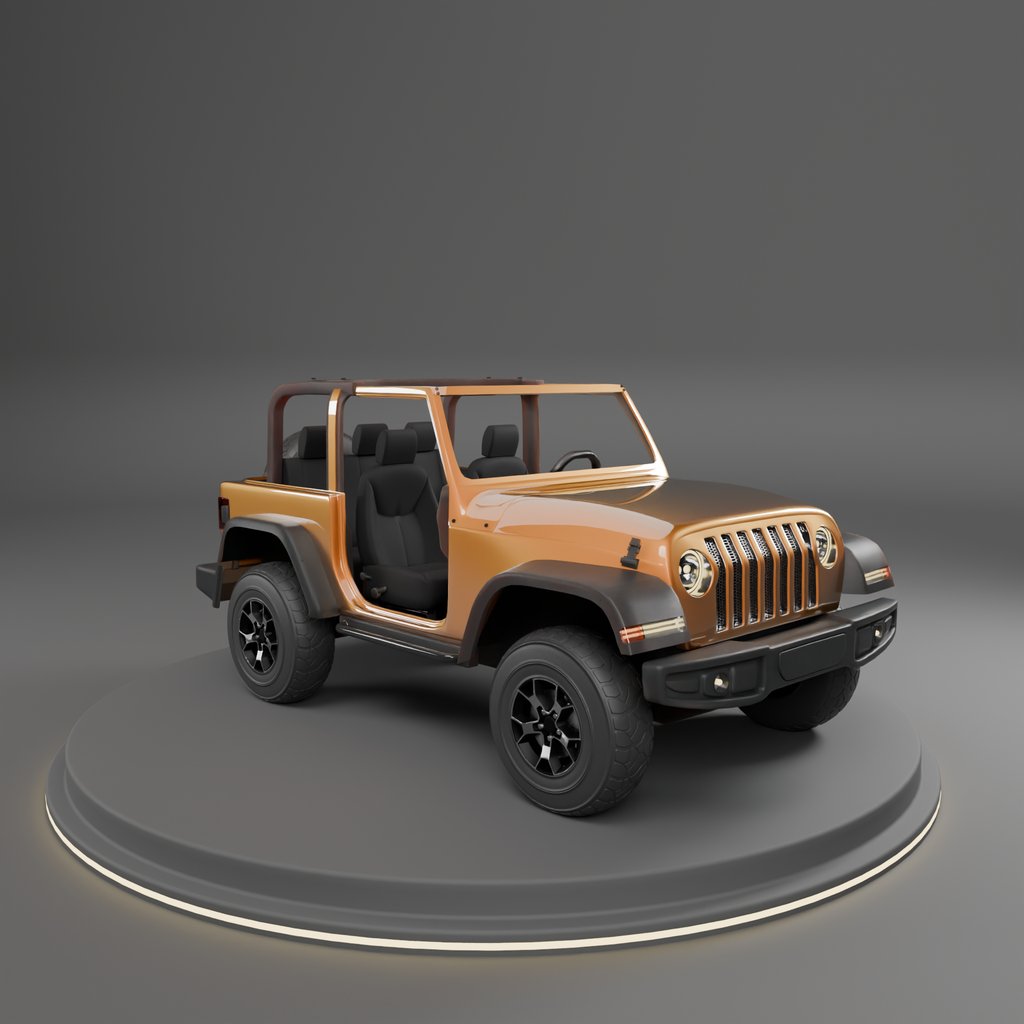 Jeep Wrangler | FREE Buggy Cars models | BlenderKit