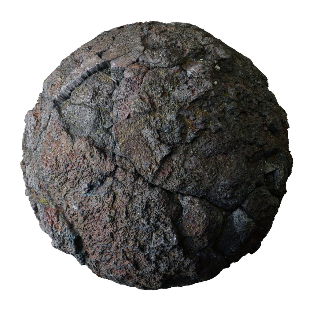 04 Vulcanic Rock Surface D | FREE ground materials | BlenderKit