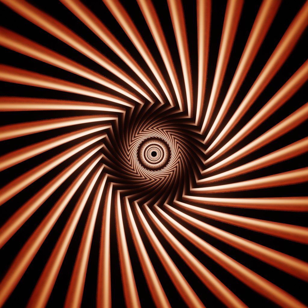 3D Spiral Tunnel Loop | Abstract scenes | BlenderKit