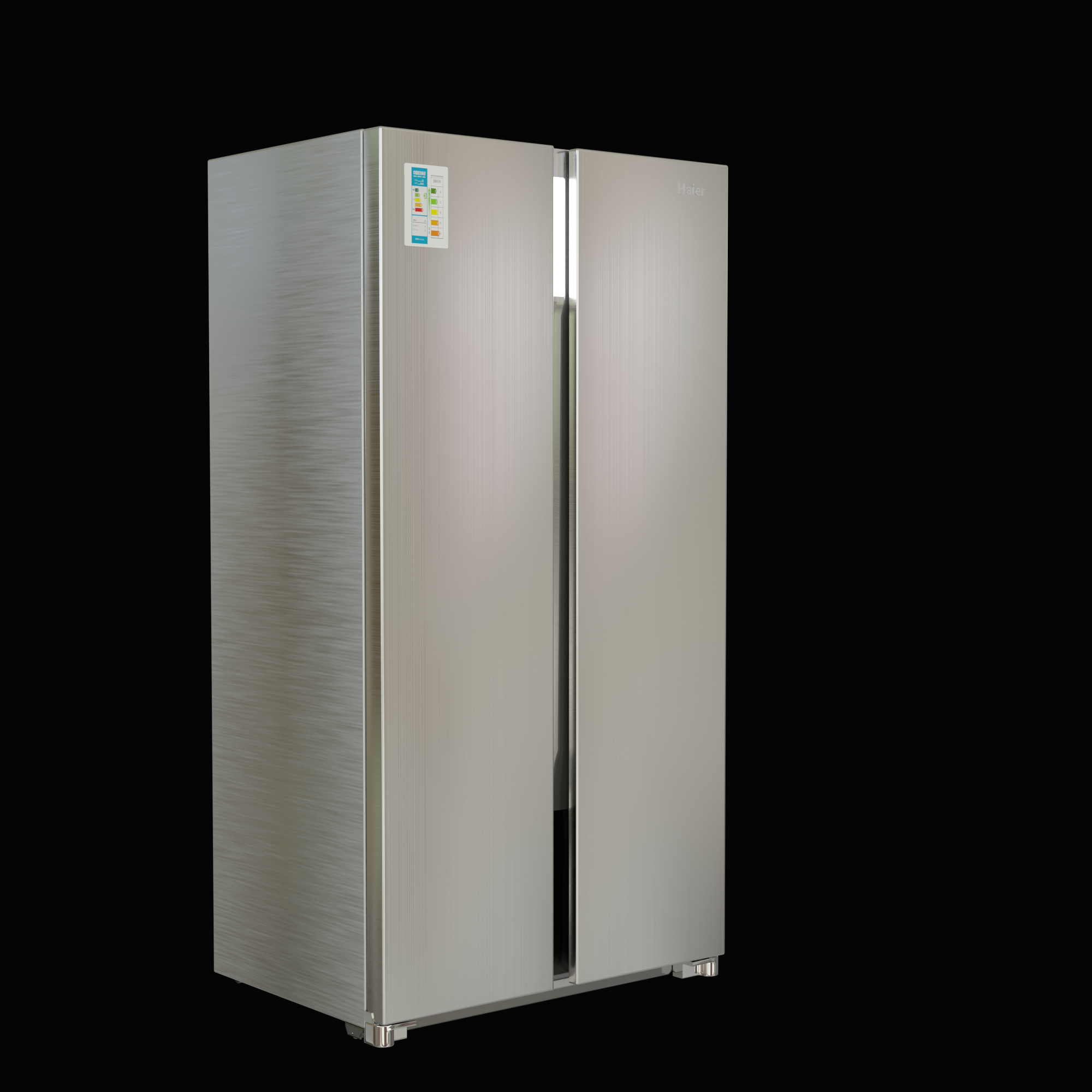 Steel refrigerator | Kitchen Appliances models | BlenderKit