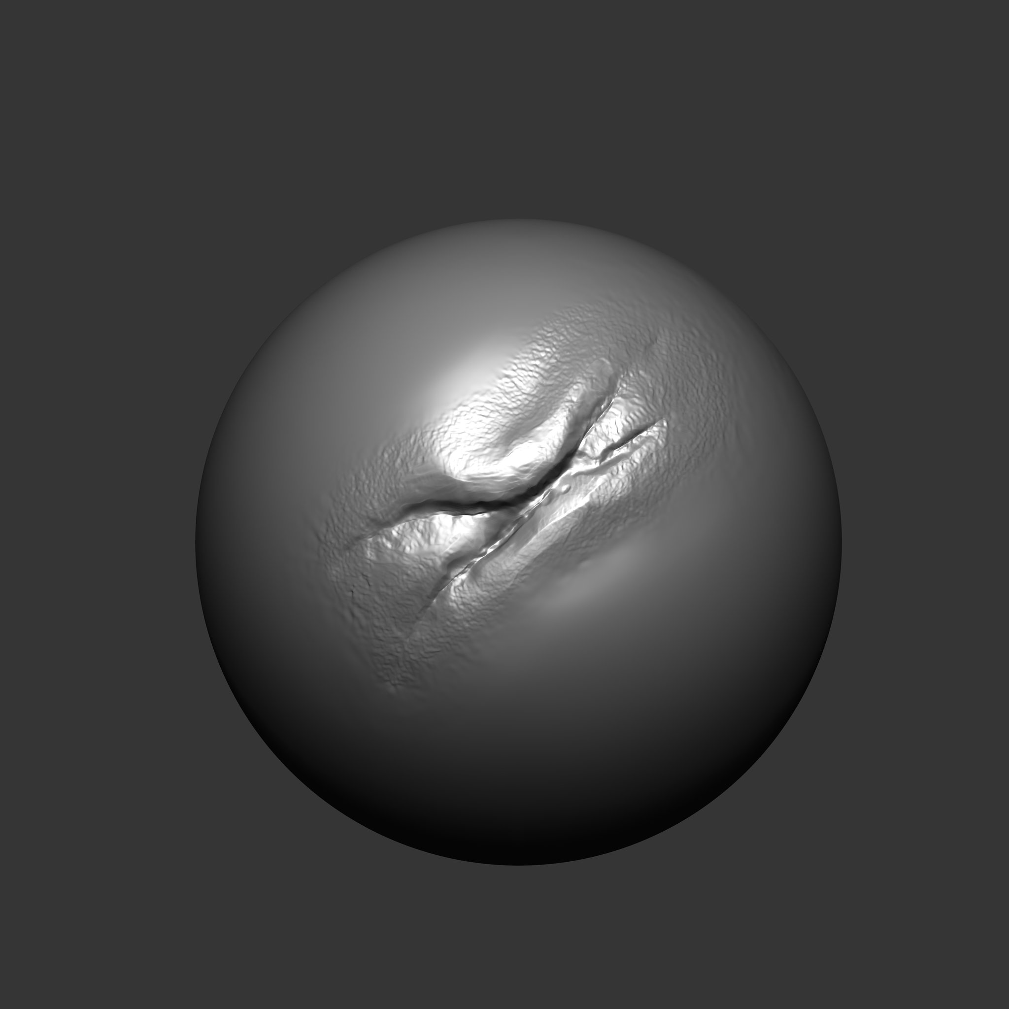 NS Metal Damage cut wavy | metal brushes | BlenderKit