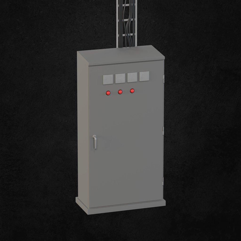 Utility Box | Industrial Equipment models | BlenderKit