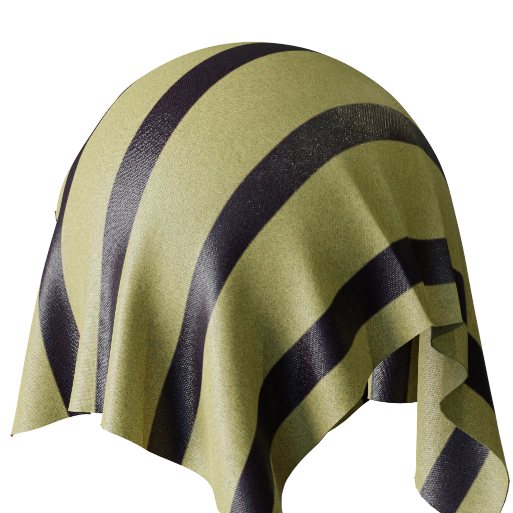 Golden thick strip fabric | FREE fabric materials | BlenderKit