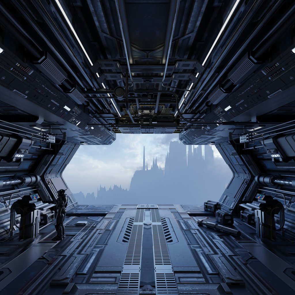 Sci fi lab | Sci-fi scenes | BlenderKit