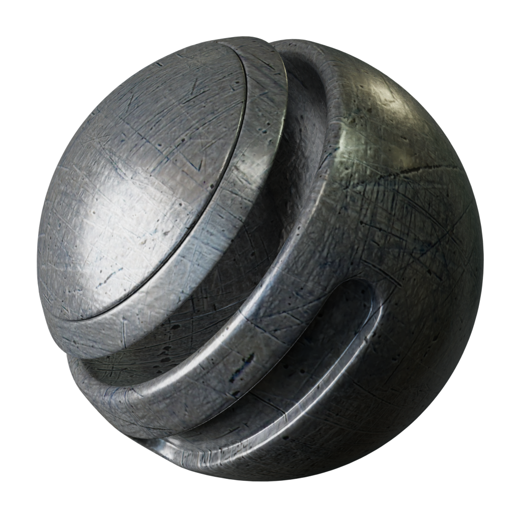 Scrached Metal | FREE metal materials | BlenderKit