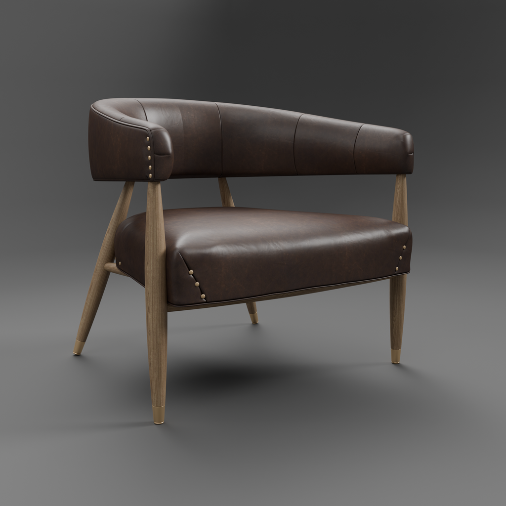 Restoration Hardware Jensen Chair | Armchairs models | BlenderKit