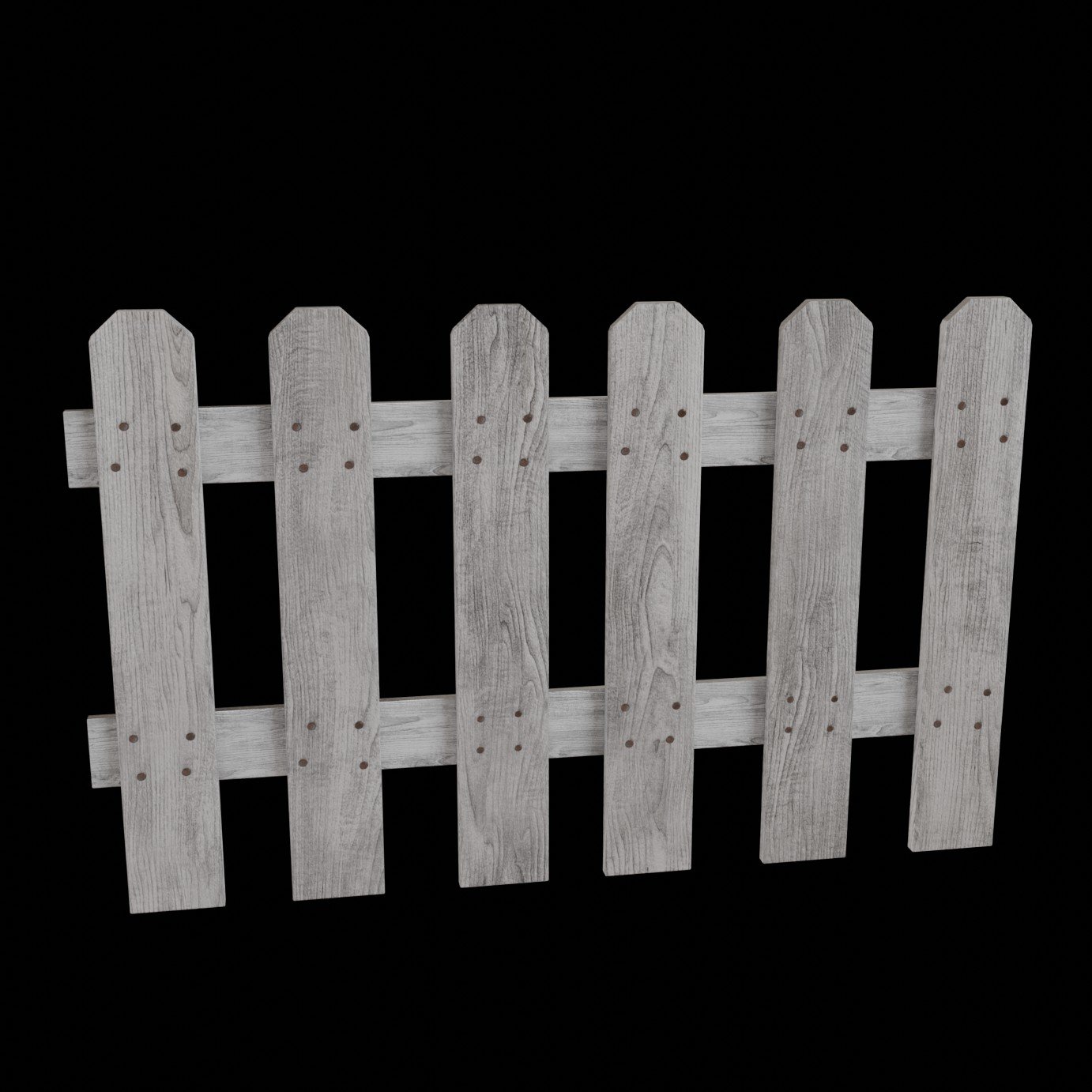 Wood Fence | Fences models | BlenderKit