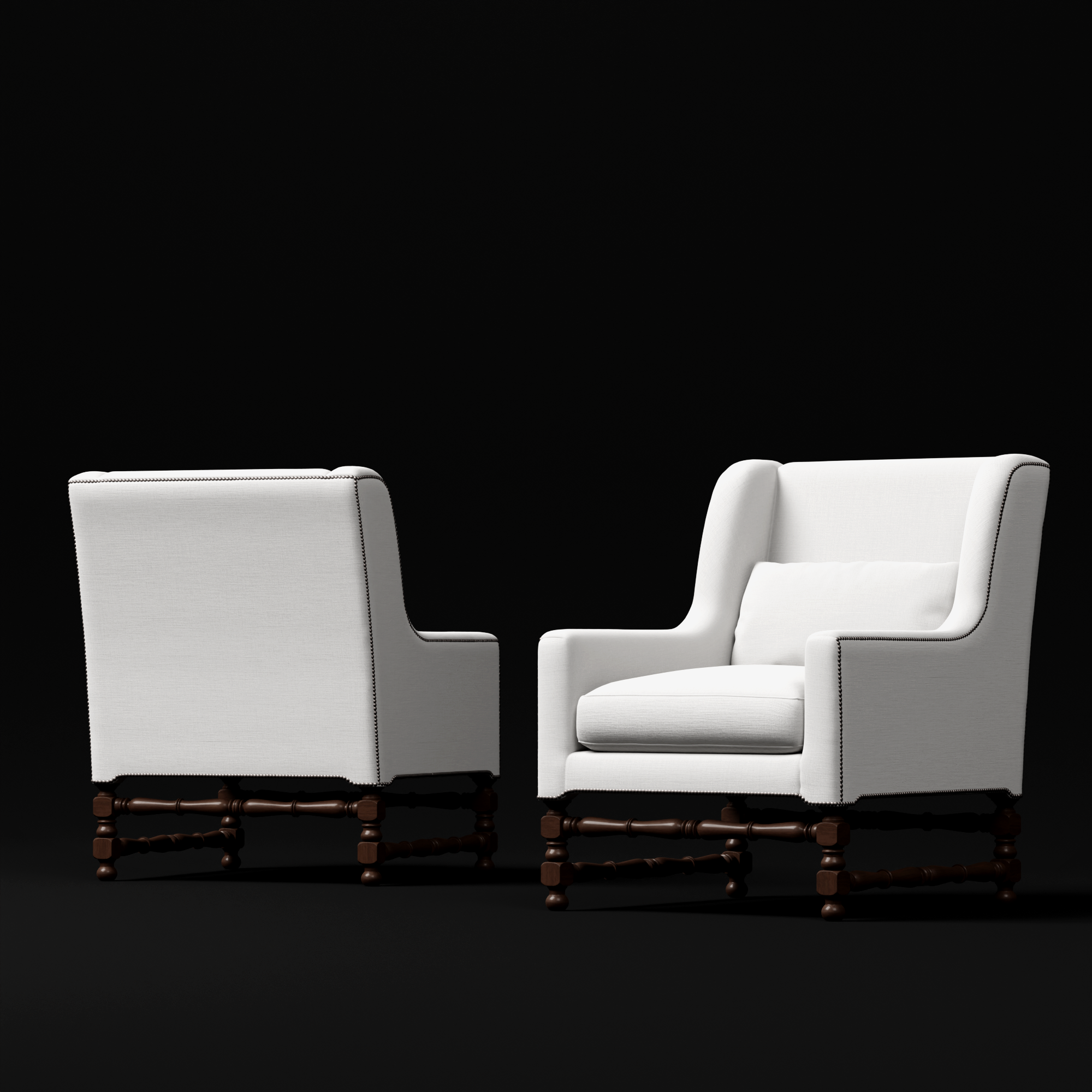 Coimbra II Chair | FREE Armchairs models | BlenderKit