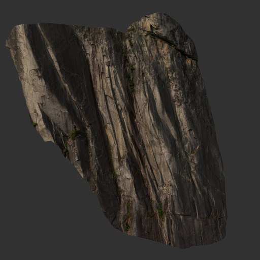 Rocky Cliff on Mountain Sec1 | FREE Terrains models | BlenderKit