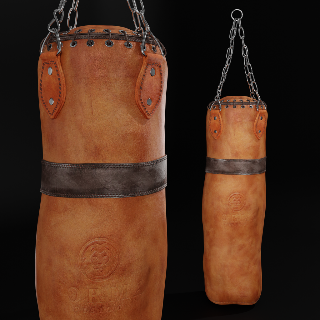 Vintage punching bag FORMA FISCO | FREE Sport models | BlenderKit