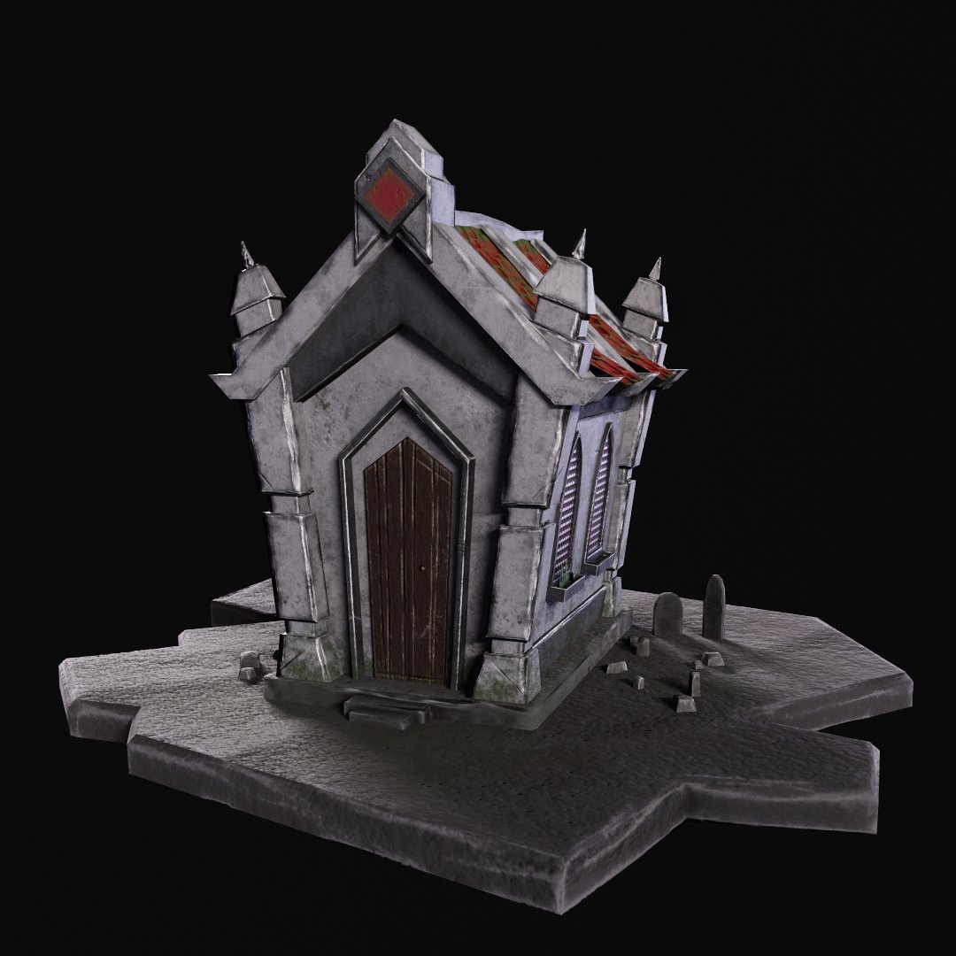 The crypt | Sci-fi Buildings models | BlenderKit