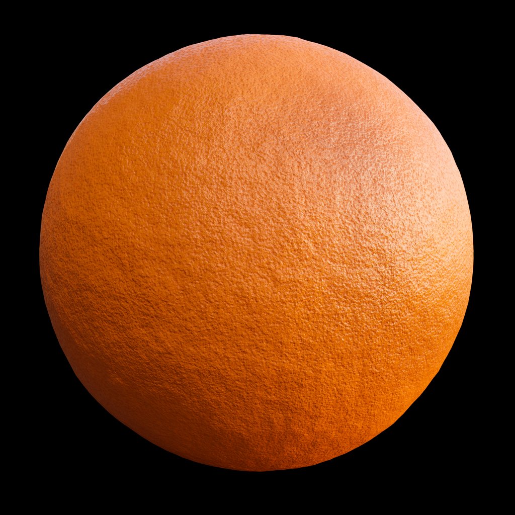Procedural Orange | FREE food materials | BlenderKit