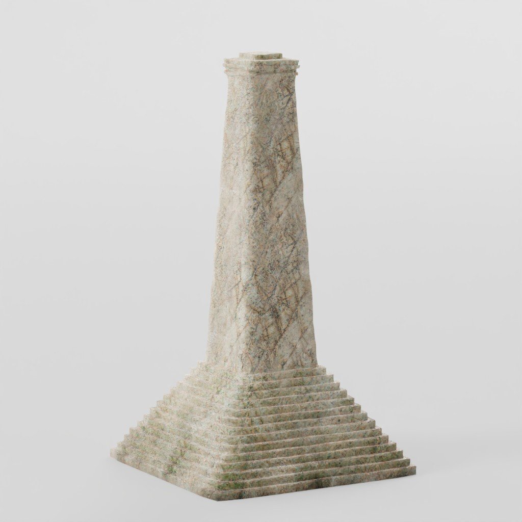 Obelisk Monument | Molding / Carving models | BlenderKit