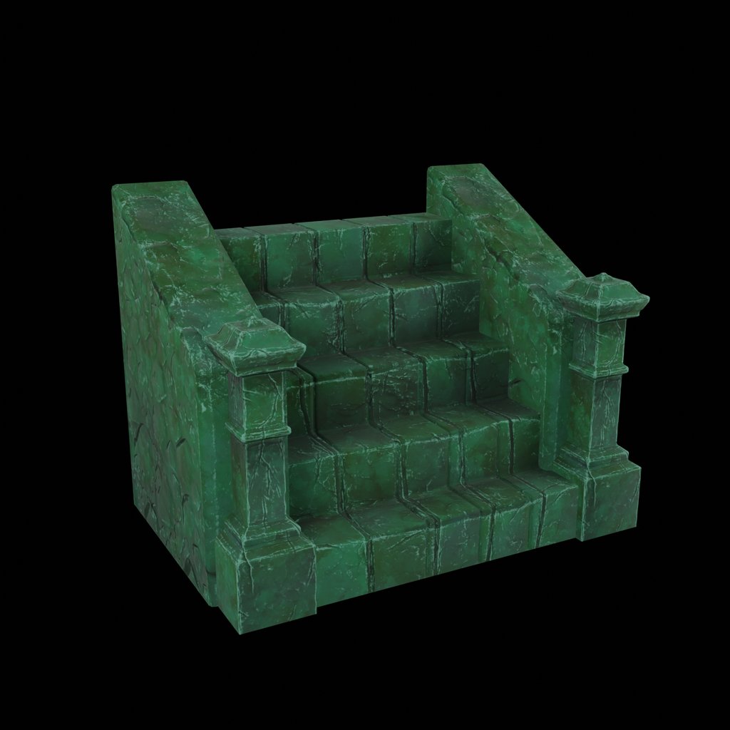Stone stairs | FREE Stairs models | BlenderKit