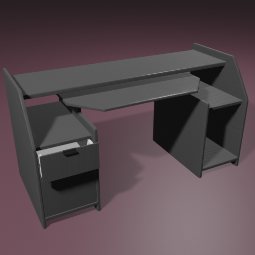 Computer desk | FREE Desks models | BlenderKit