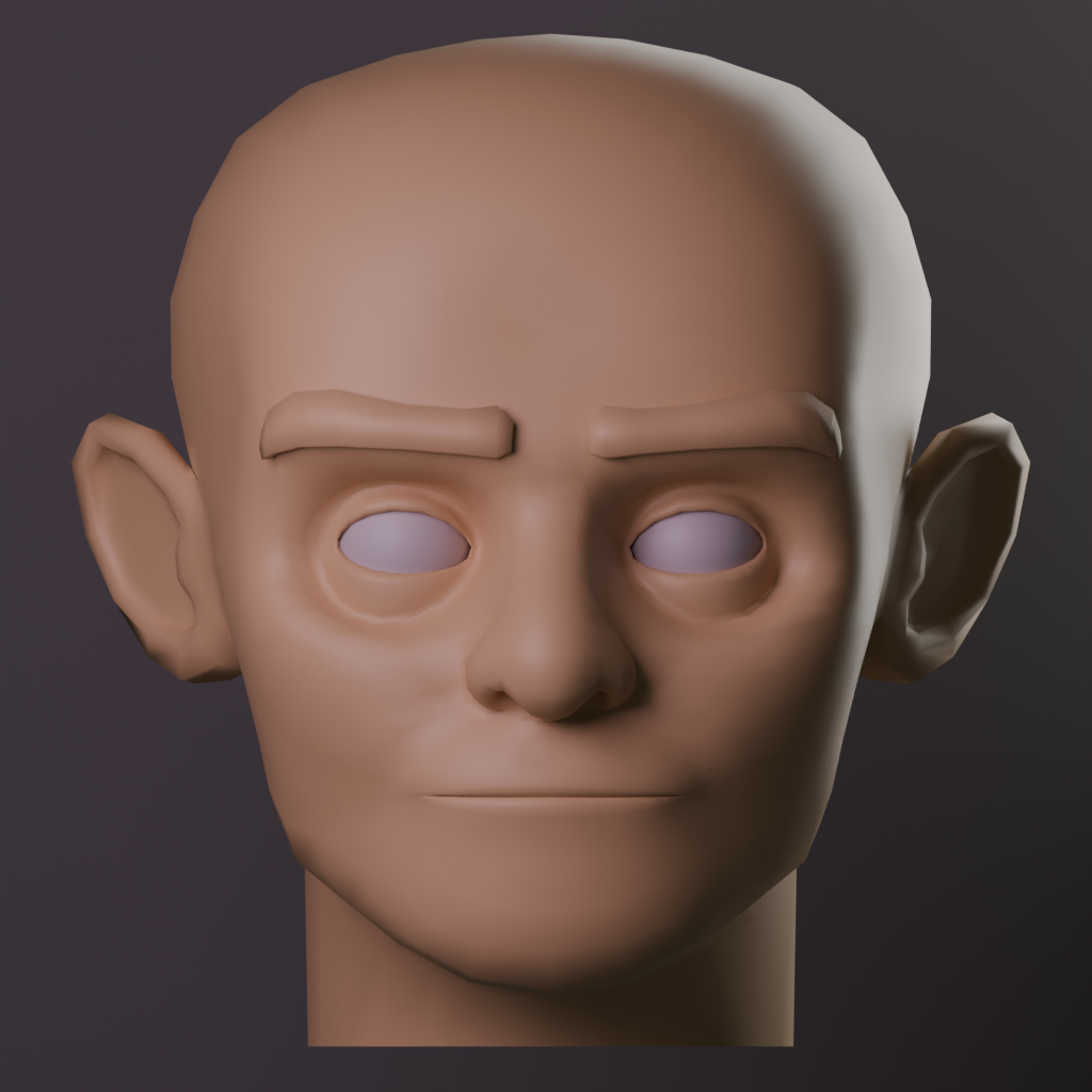 Stylized Oldman head basemesh | Human Heads models | BlenderKit