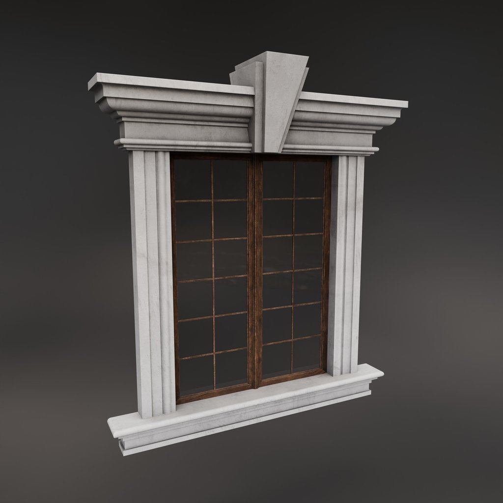 Classic Window | FREE Windows models | BlenderKit