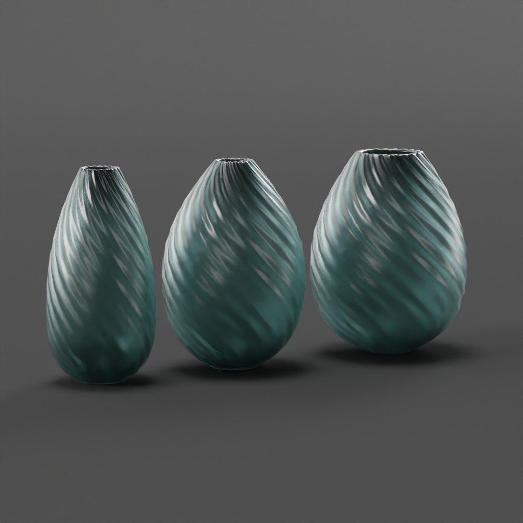 Minuby Vases | FREE Vases models | BlenderKit