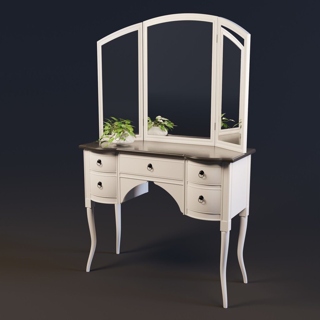 Dressing table | FREE Dressing Tables models | BlenderKit