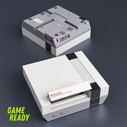 Nintendo 8-Bit Console | Video devices models | BlenderKit