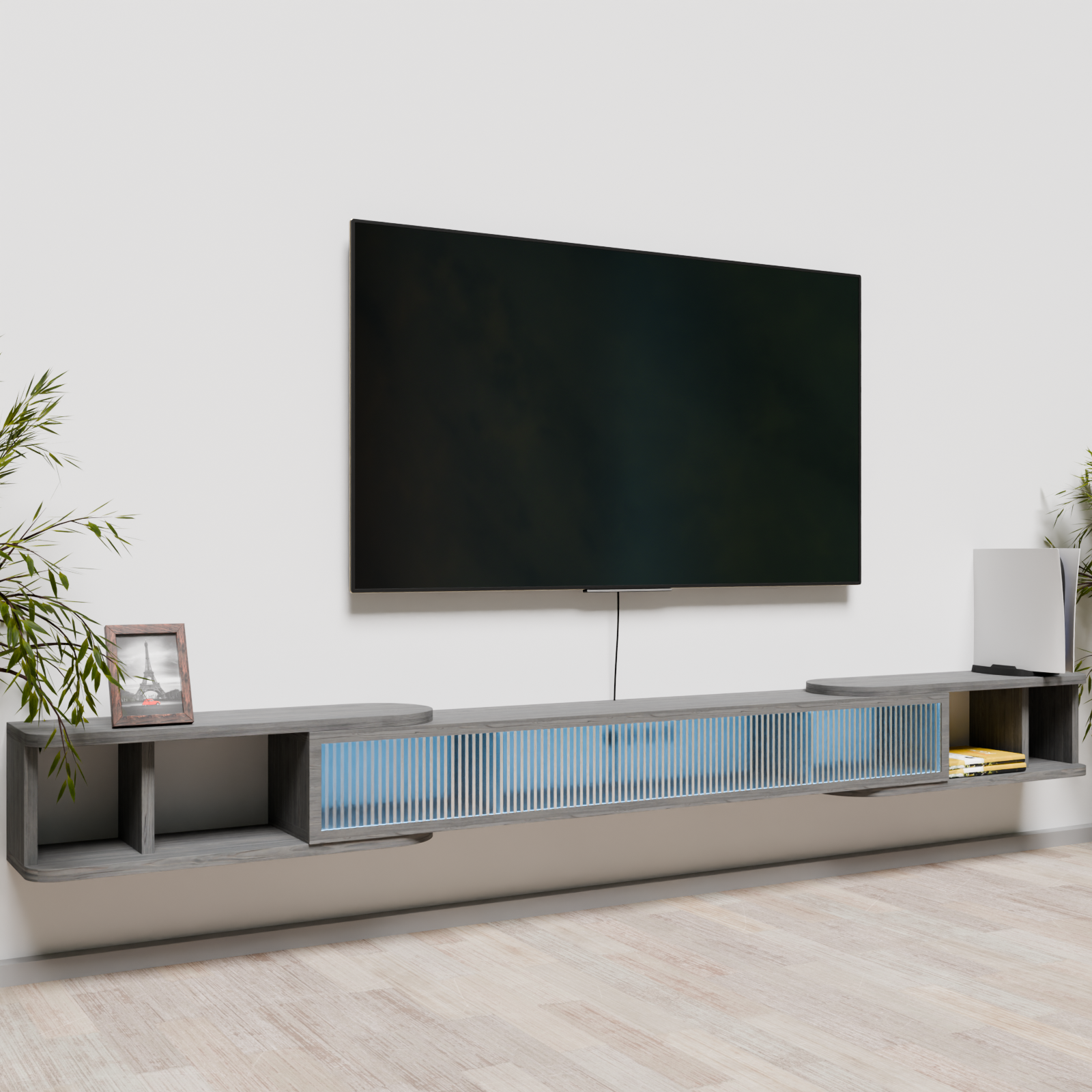 32 to 120 Retractable tv stand | FREE TV Cabinets models | BlenderKit