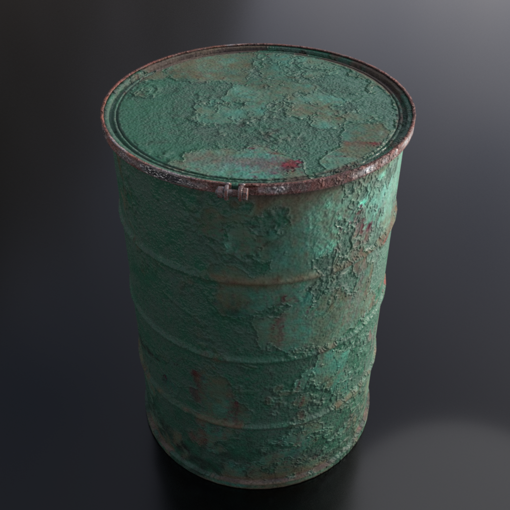 Steel-drum | FREE Containers models | BlenderKit