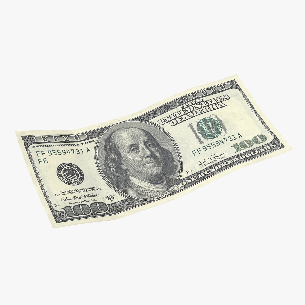 100 Dollar Bill | Money models | BlenderKit