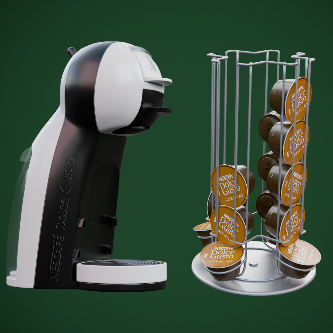 Coffee maker Dolce Gusto | Kitchen Appliances models | BlenderKit