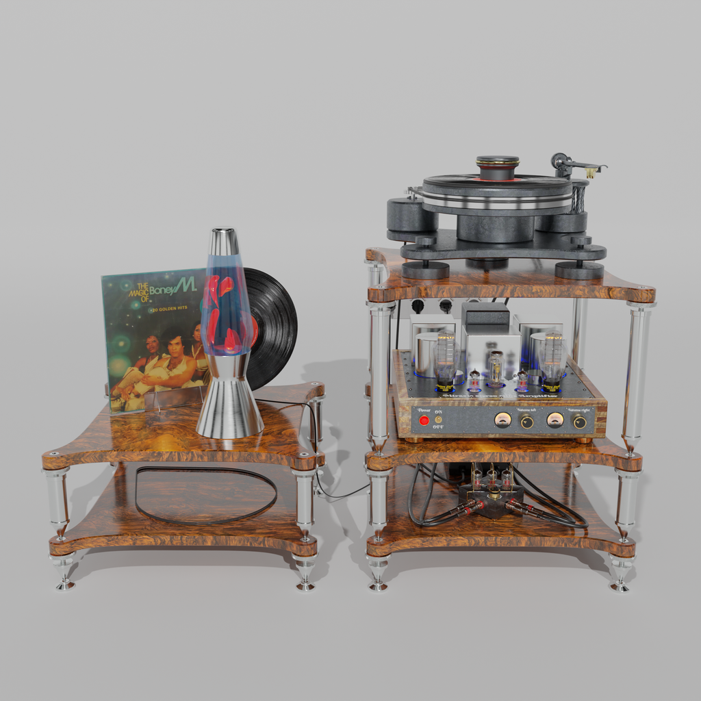 High-end record player with tube amp | FREE Audio Devices models ...