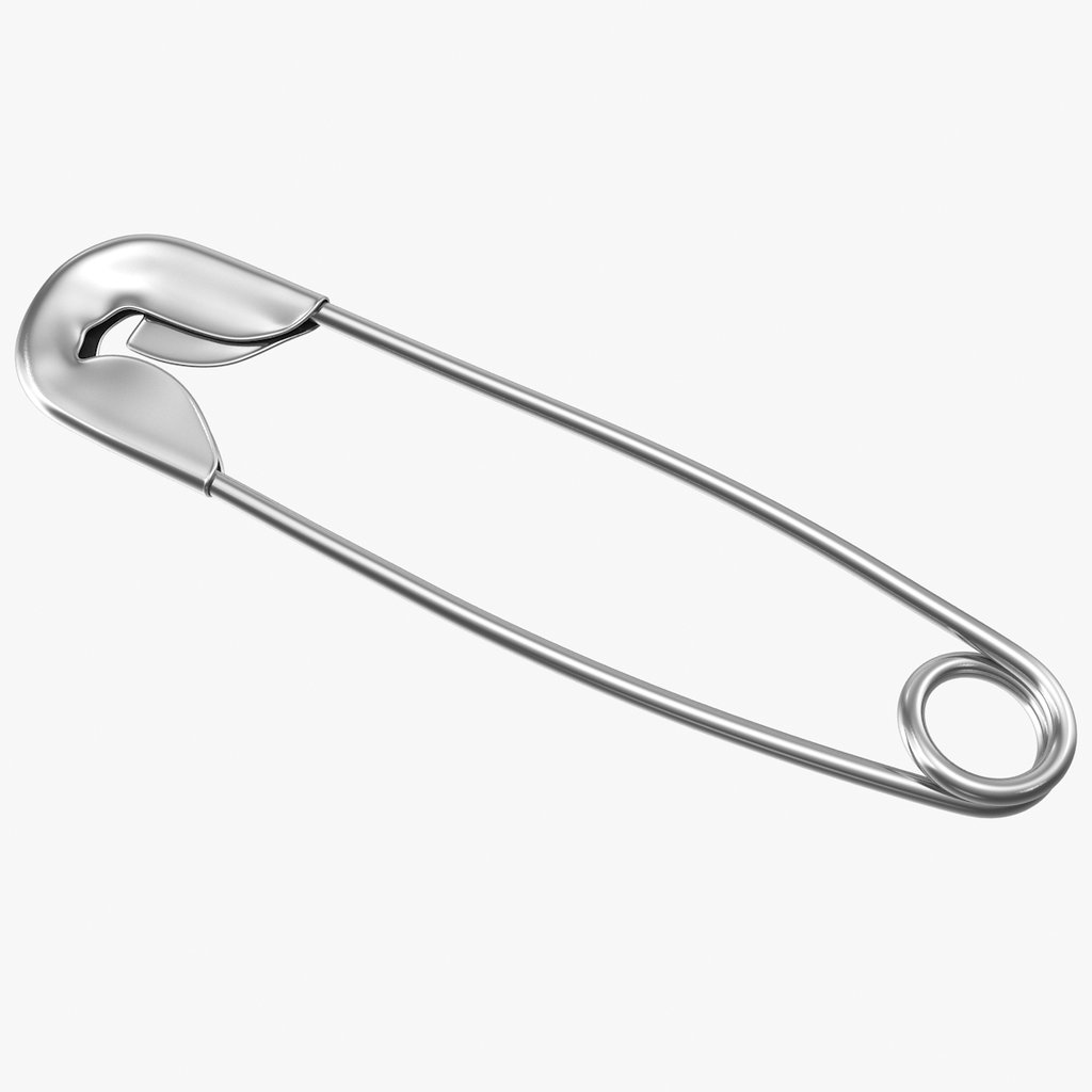Safety Pin | Stationeries models | BlenderKit