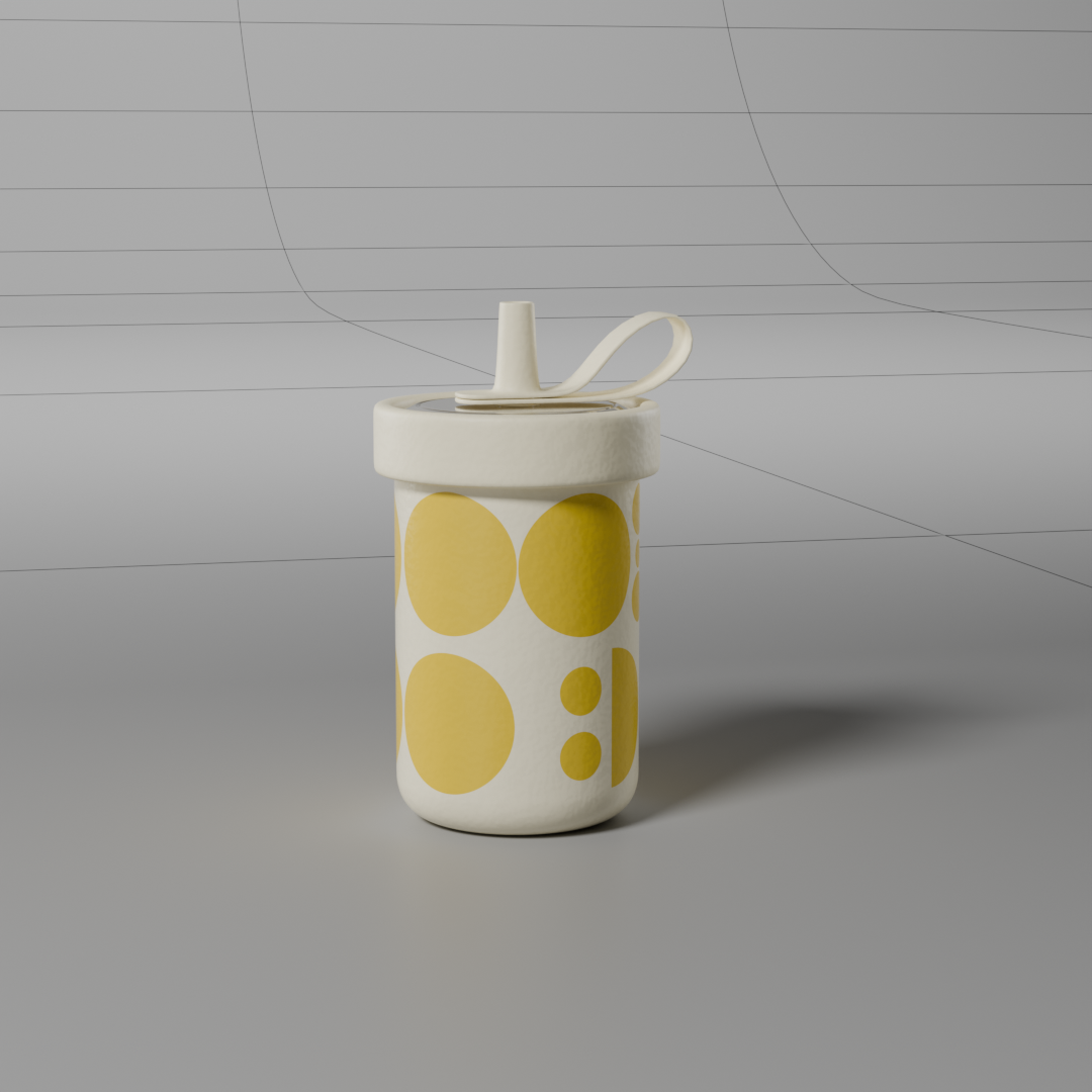 Modern Water Bottle Set | FREE Beverages models | BlenderKit