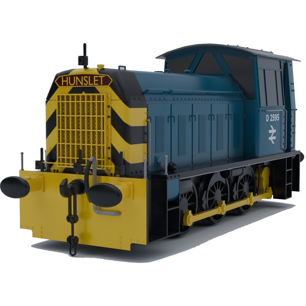 BR Class 05 Shunter BR Blue | Railed vehicles models | BlenderKit