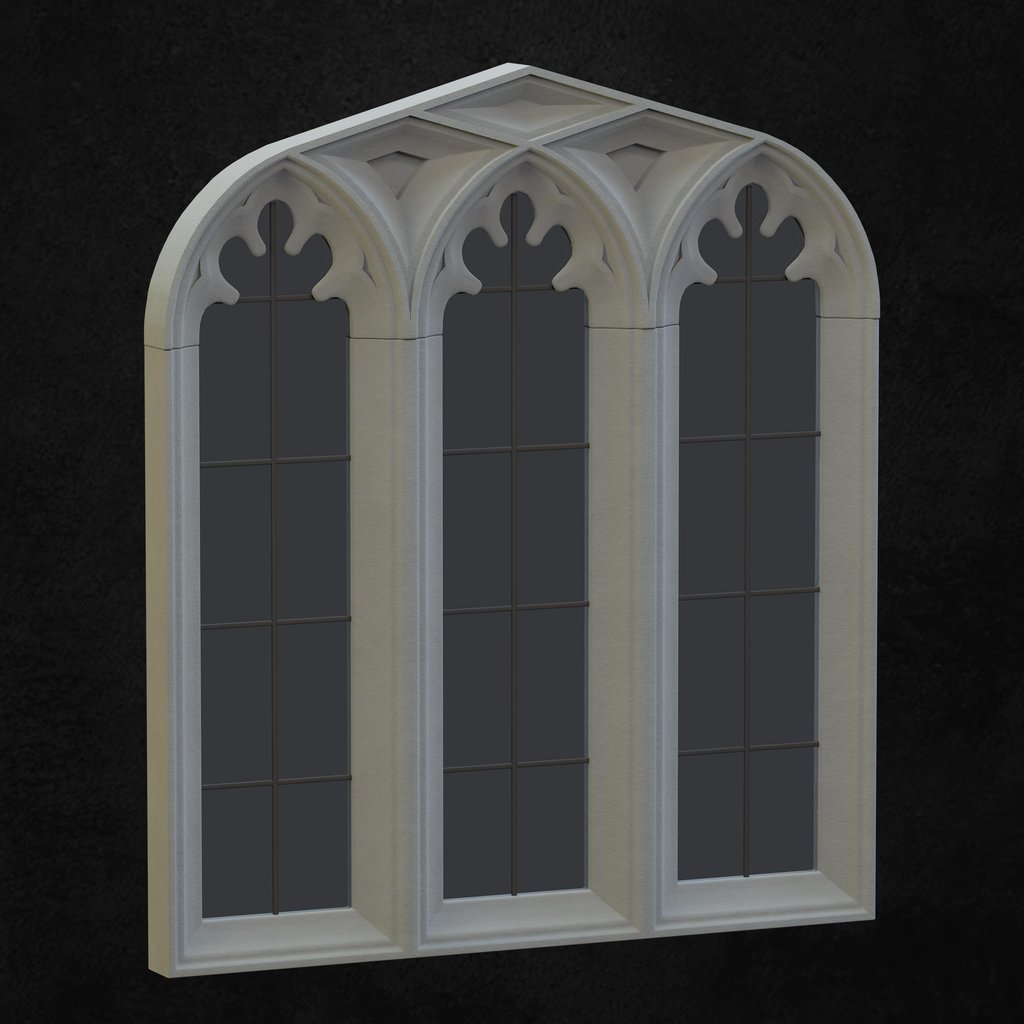 Gothic Window | Windows models | BlenderKit