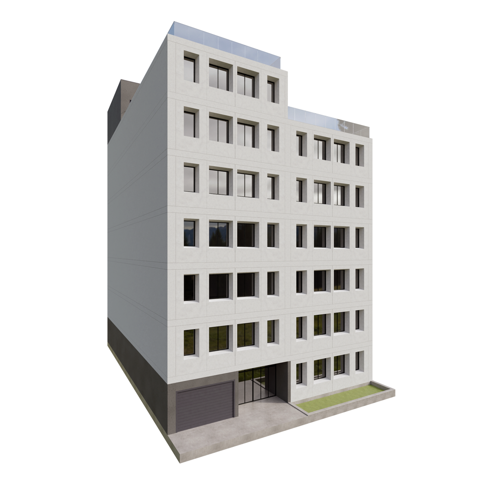 Modular Building 08 | Commercial Buildings models | BlenderKit