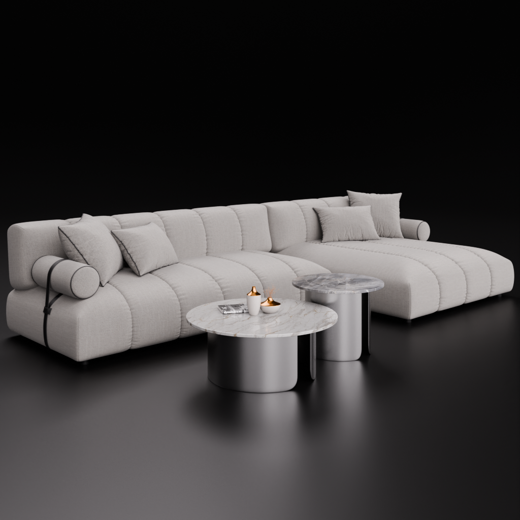 Sofa Milos Corner | Sofas models | BlenderKit