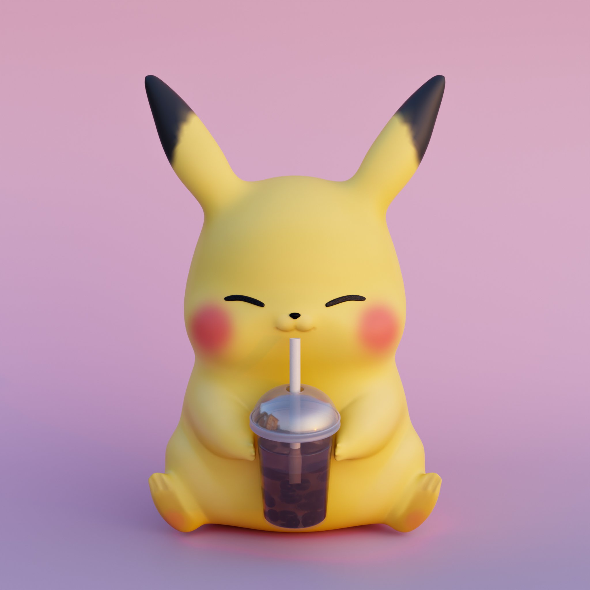 Pikachu | FREE Animals models | BlenderKit