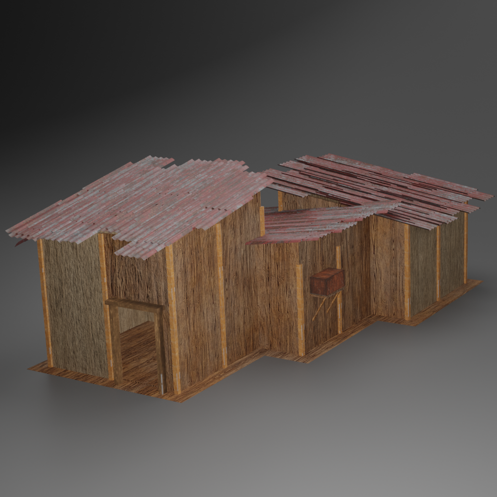 Makeshift Manor | FREE Private Buildings models | BlenderKit