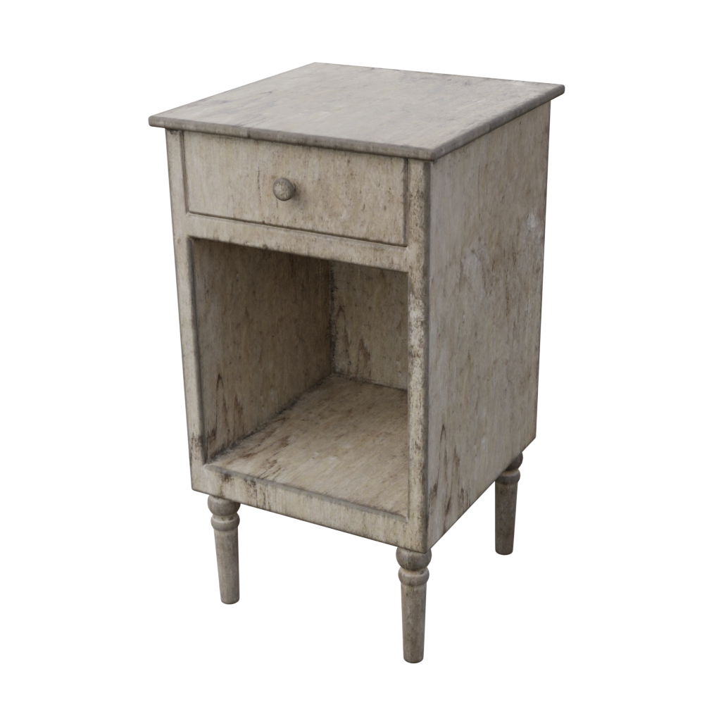 Rustic night stand.005 | Tables models | BlenderKit