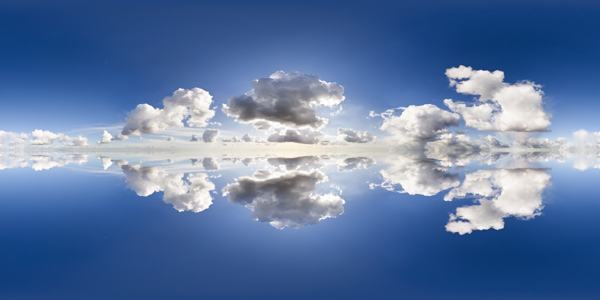 Infinite Real Sky - Puffy Clouds Day | Nature HDRis | BlenderKit
