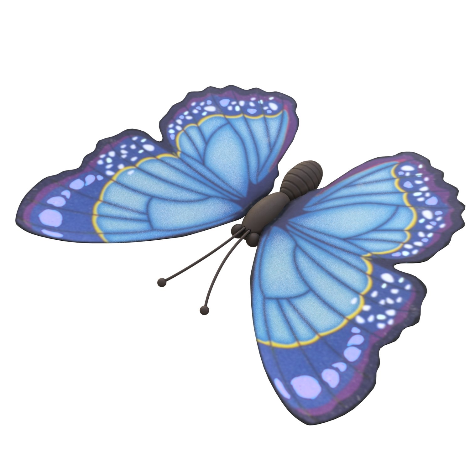 Blue Butterfly | Insects models | BlenderKit