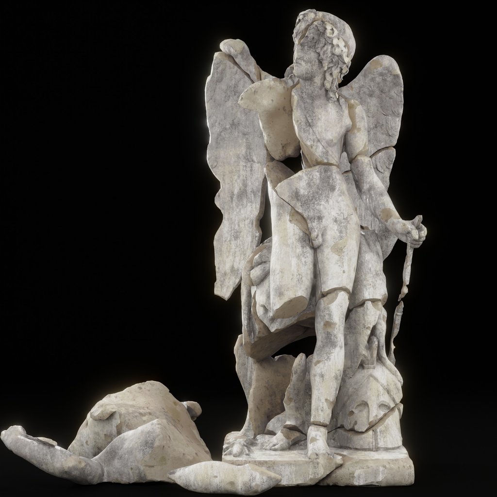 Cupid-triumphant dmg | Interior Sculptures models | BlenderKit