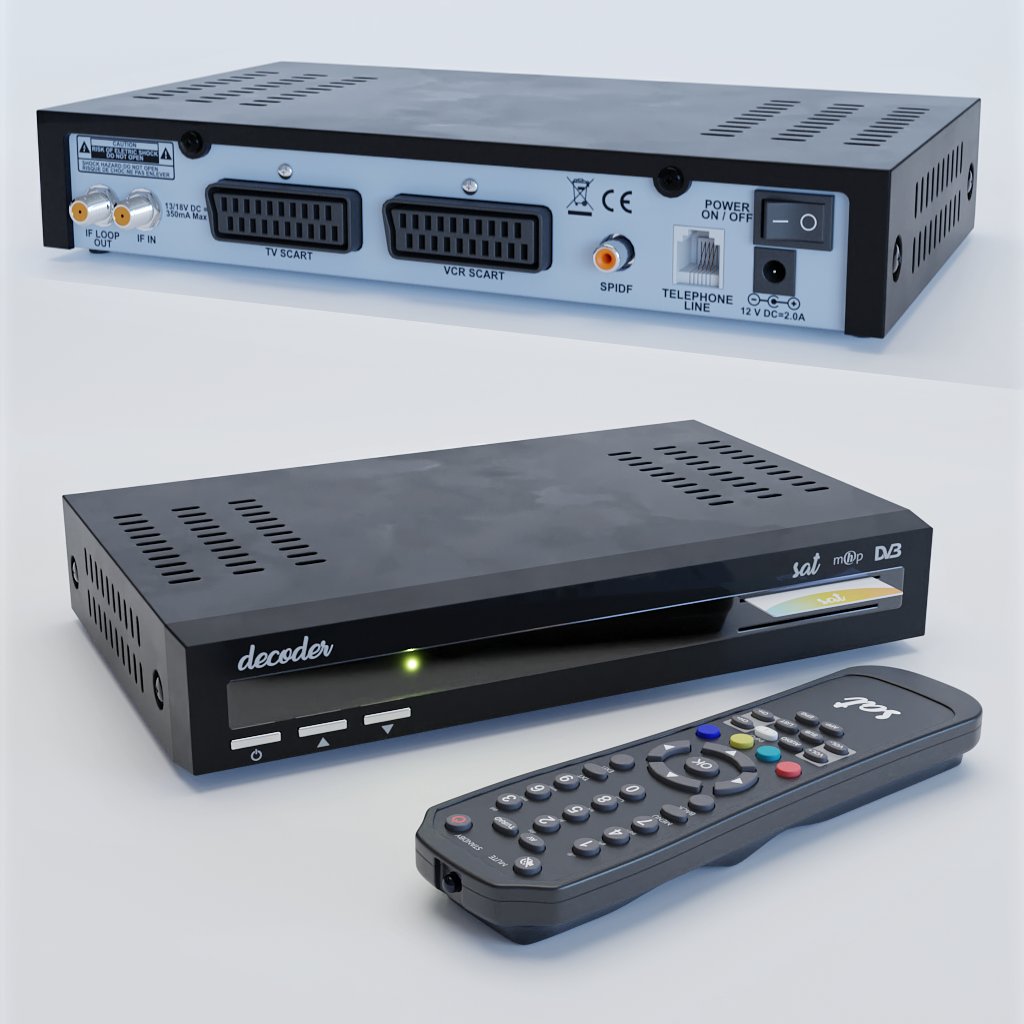 Decoder set | Miscellaneous models | BlenderKit