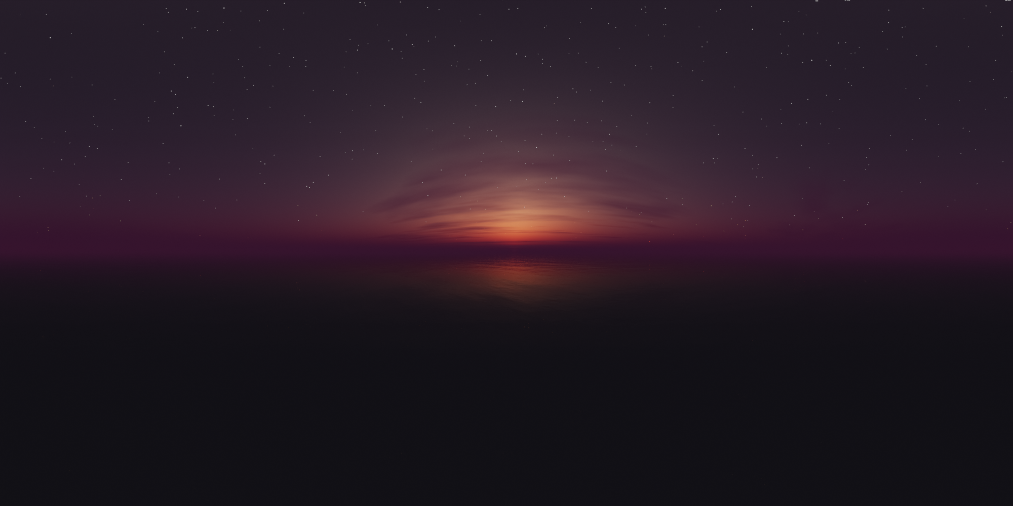 Twilight Night Sky Colorful | Nighttime Environments HDRis | BlenderKit
