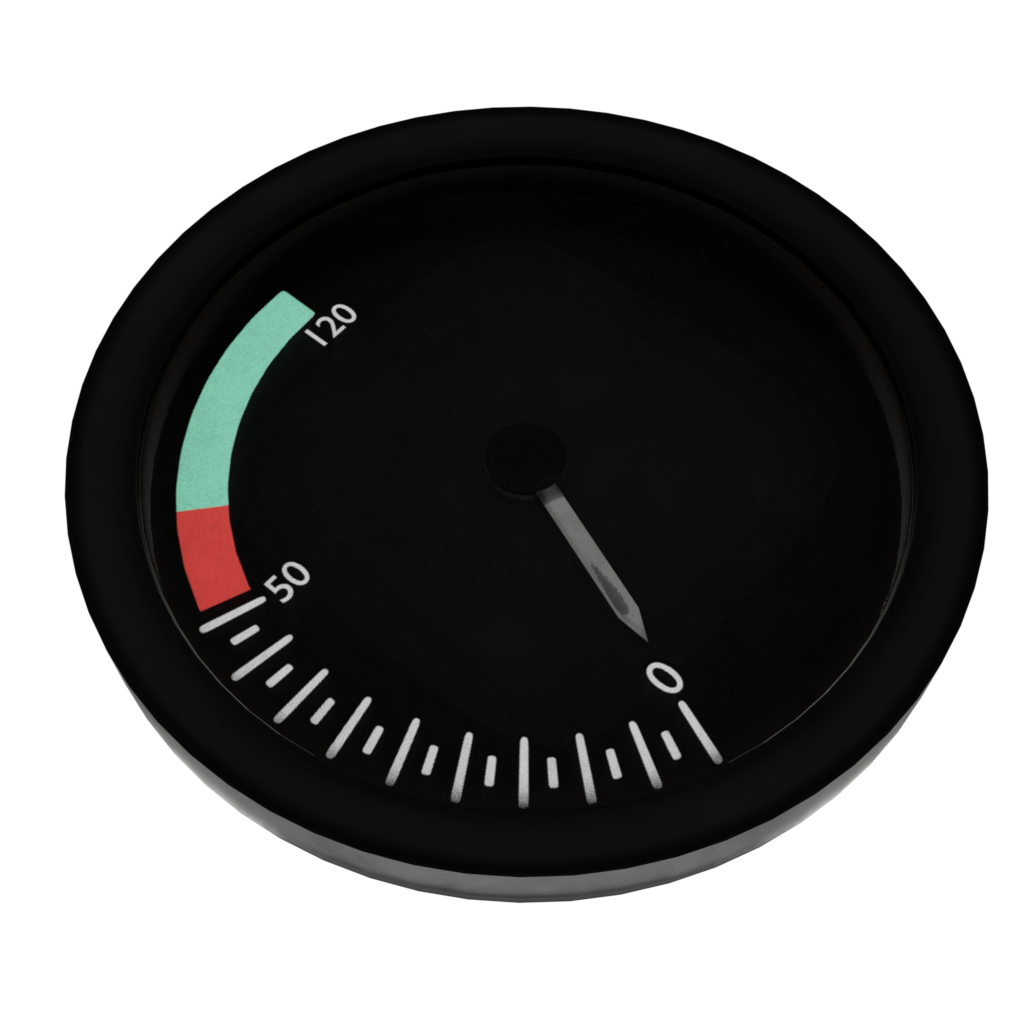 Tachometer for Cars and Aircraft | Vehicle Parts models | BlenderKit