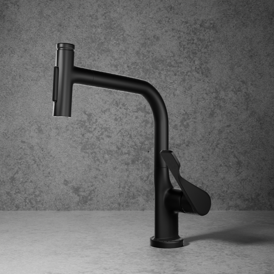 Single lever with removable shower | Kitchen Faucets models | BlenderKit