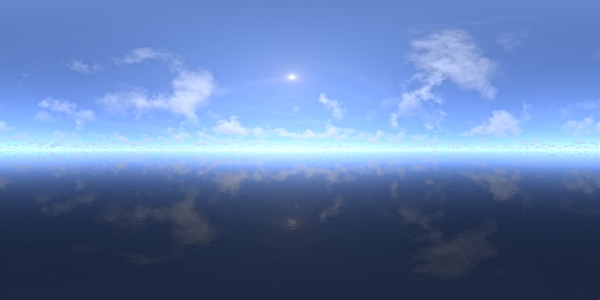 Infinite pure blue sky | Nature HDRis | BlenderKit