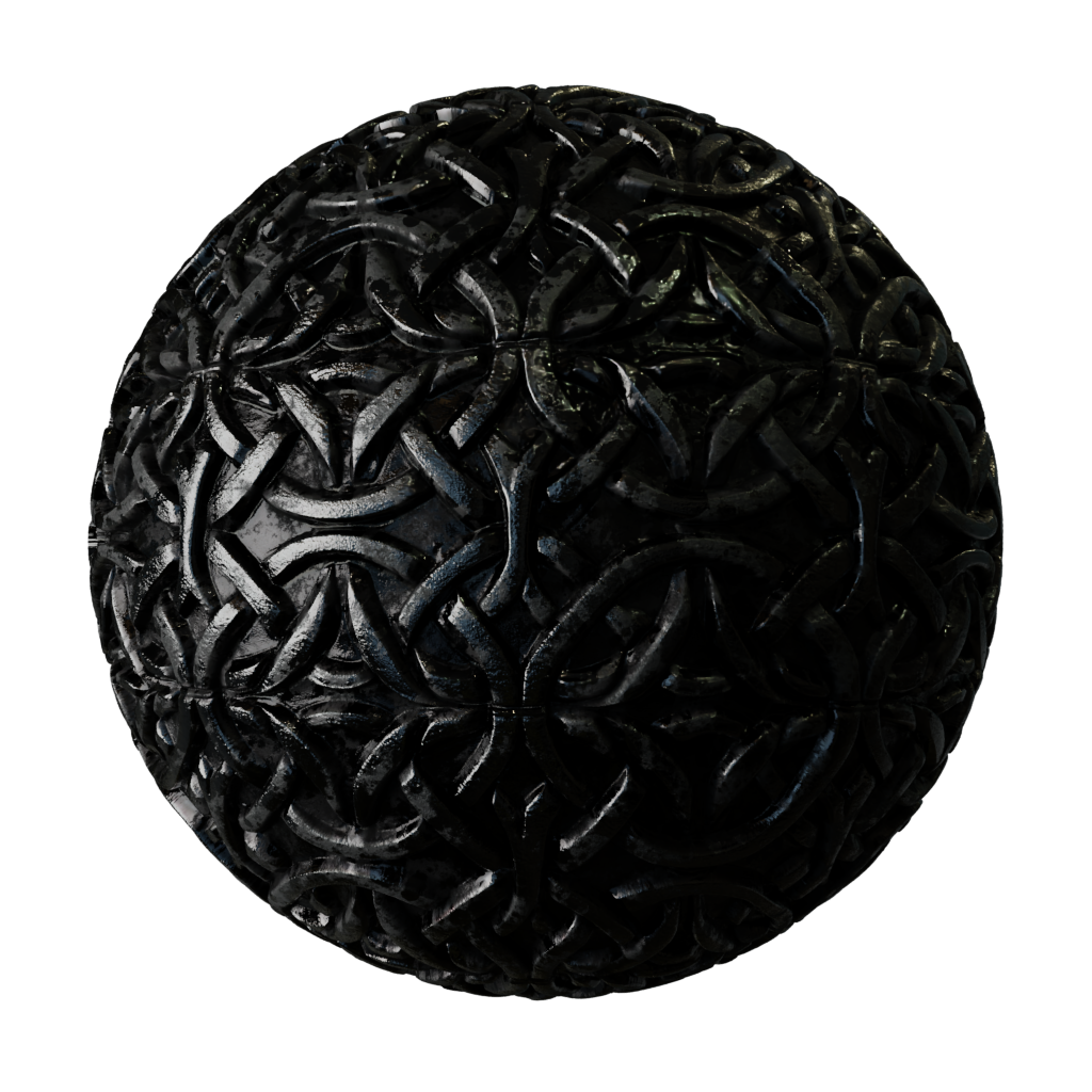 Cast Iron Wrought Pattern Diamond | FREE metal materials | BlenderKit